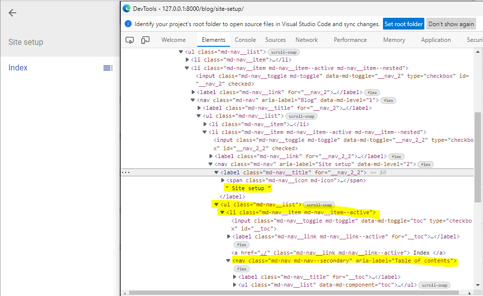 Table of Content is NOT generated when the feature navigation.indexes is enabled · Issue #3819 ...
