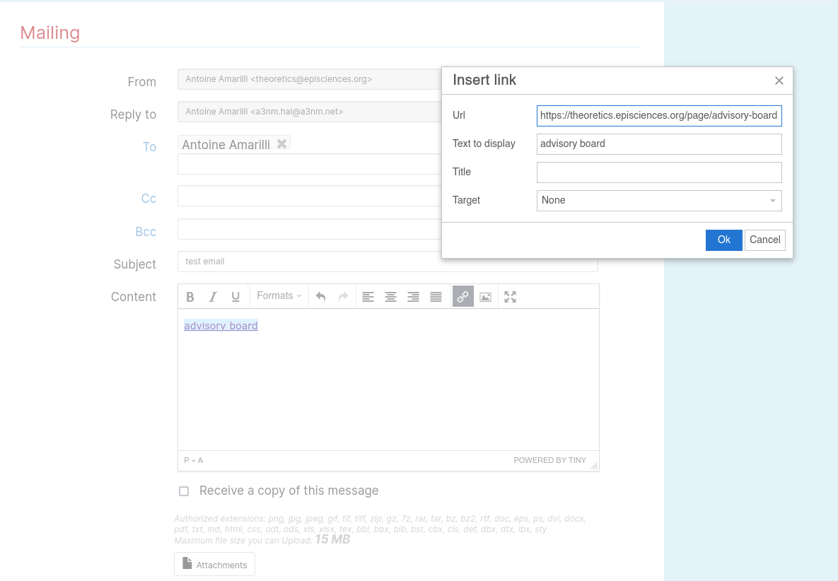 [Bug Report] HTML links in outgoing emails are made relative · Issue ...