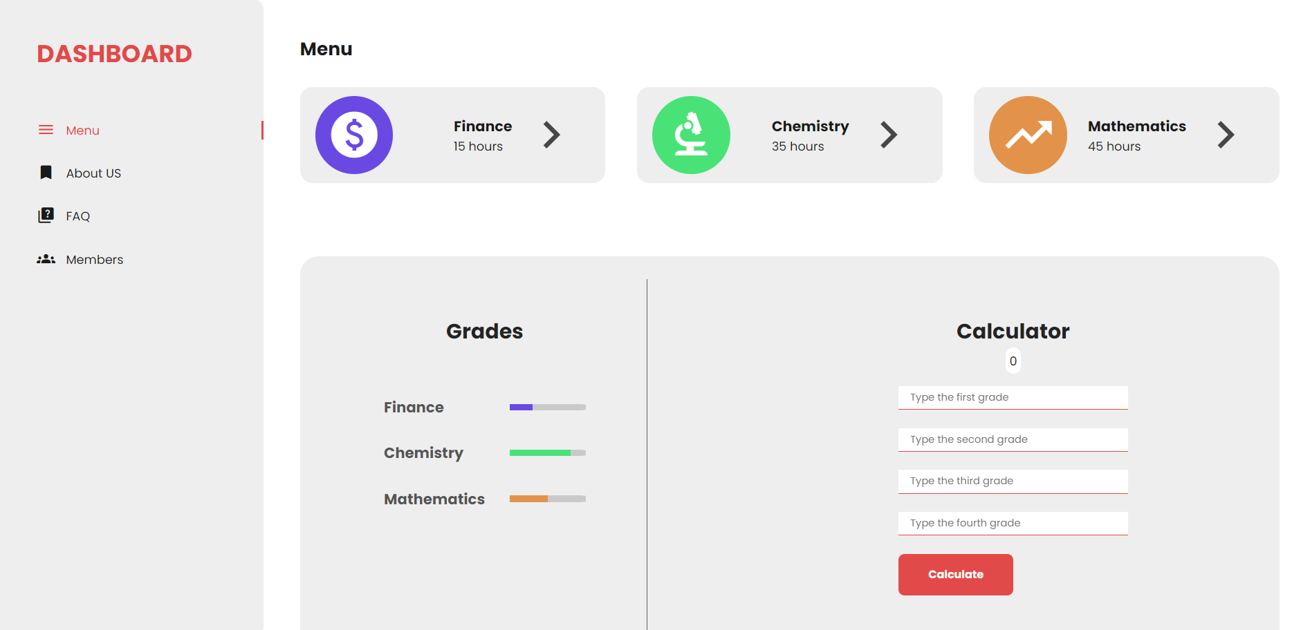 GitHub - MuriloCSilva/School-Grades-Calculator: This is a simple grades calculator made with ...