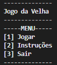 GitHub - Bruno-nogueira1/Jogo-da-velha: Jogo da velha com menu e sistema de dificuldade, feito ...