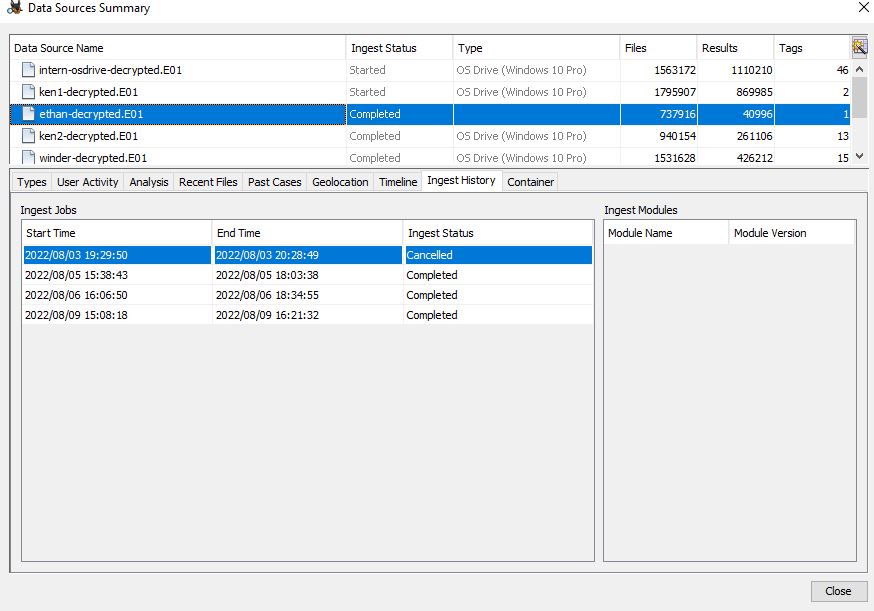 Cancelling Adding Data Source and Then Adding the Data Source Causes Files and Folders to Go ...