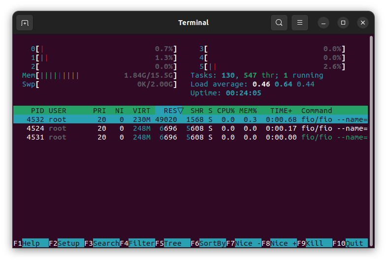 Increasing iodepth also increases memory usage when replaying iolog · Issue #1562 · axboe/fio ...