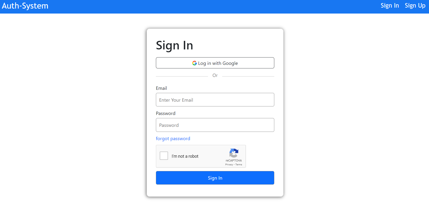 GitHub - suyash-mankar/authentication-system