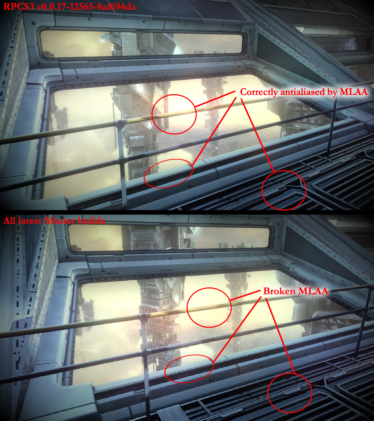 Regression: broken MLAA shader after PR "rsx: Texturing improvements ...