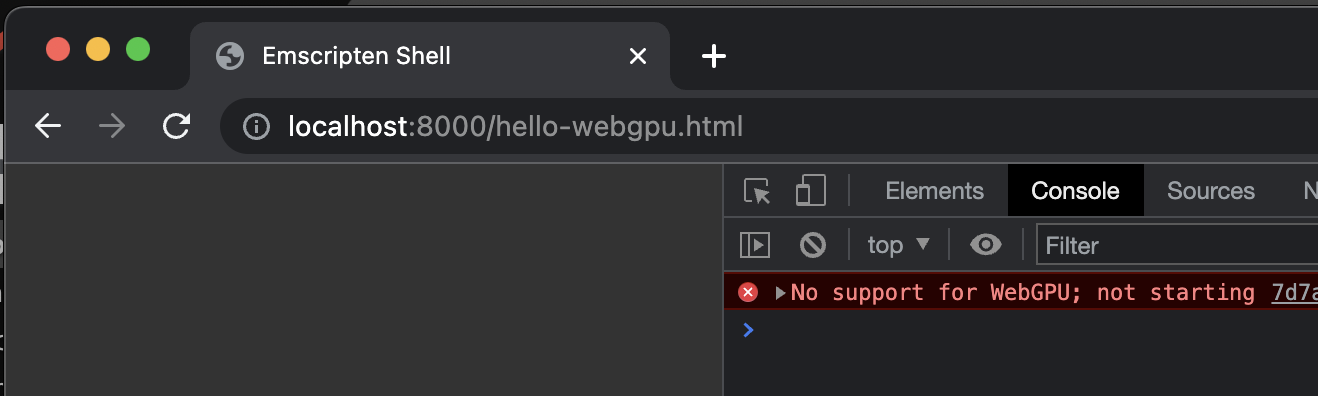 Dont Show Anything On Edge Dev Browser · Issue 13 · Kainino0xwebgpu Cross Platform Demo · Github