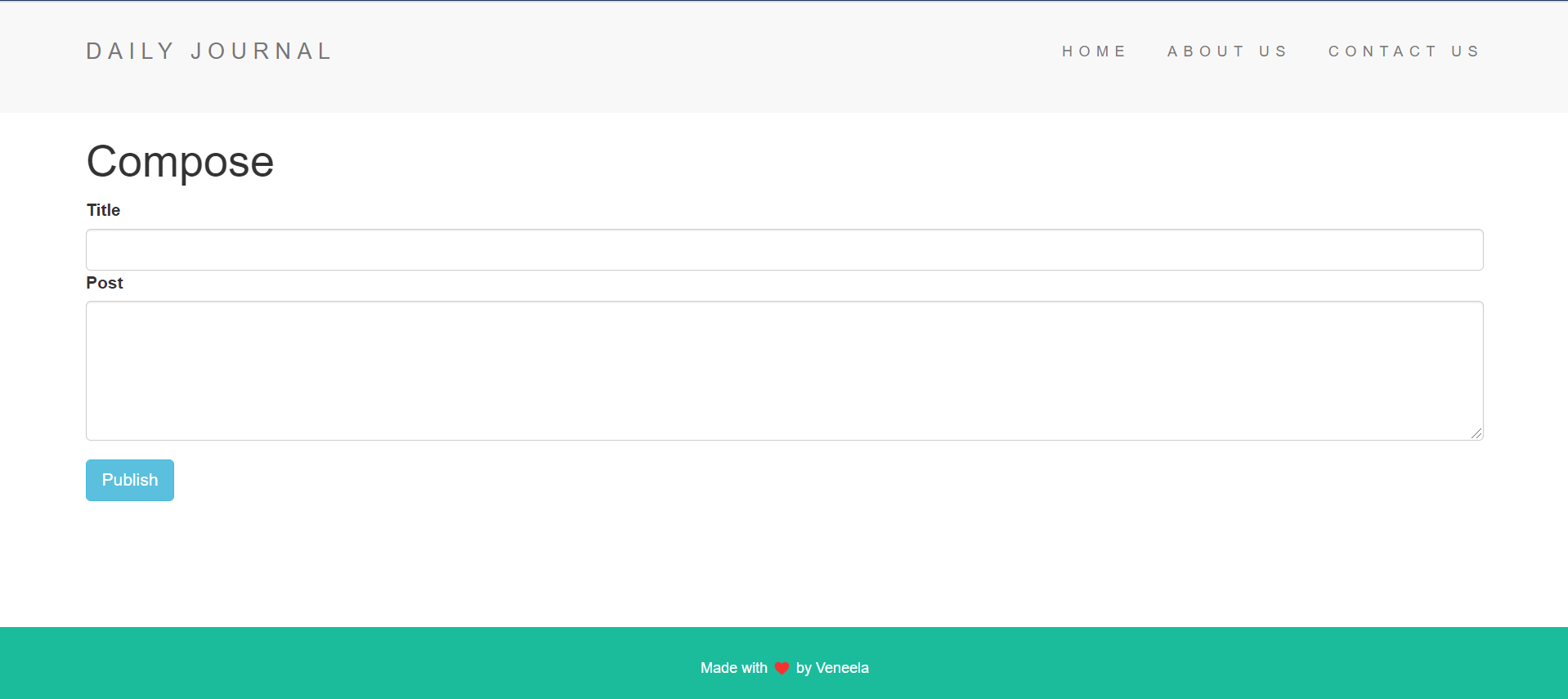 GitHub - RSVeneela/Blog-Website