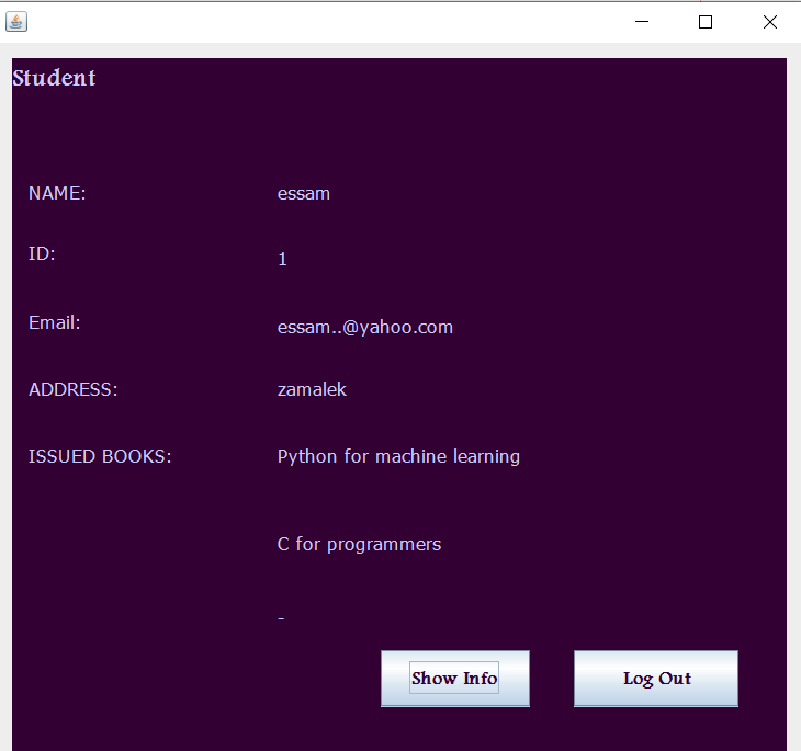 GitHub - MohamedFarid612/Library-System: Library system used to organize the flow of books ...