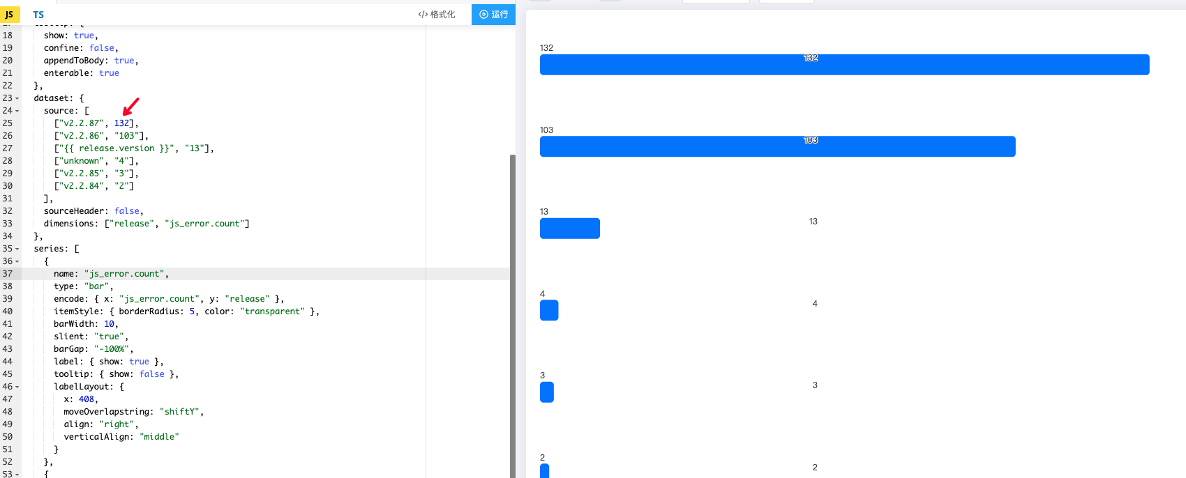 [Bug] 版本从5.1.2升到5.2.2之后柱状图第一项数据被吞掉 · Issue #16343 · apache/echarts · GitHub