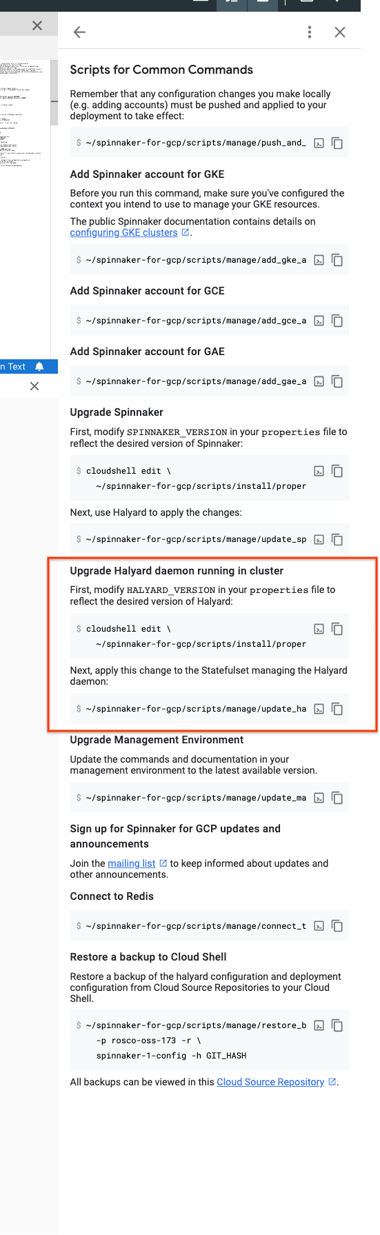 Can no longer upgrade Spinnaker · Issue #127 · GoogleCloudPlatform/spinnaker-for-gcp · GitHub