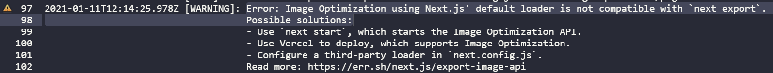 Prod frontend build failed with Nextjs Image component · Issue #2906 ...