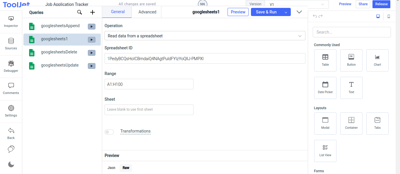 Scrollbar for editor sidebar and queries tab · Issue #4815 · ToolJet/ToolJet · GitHub