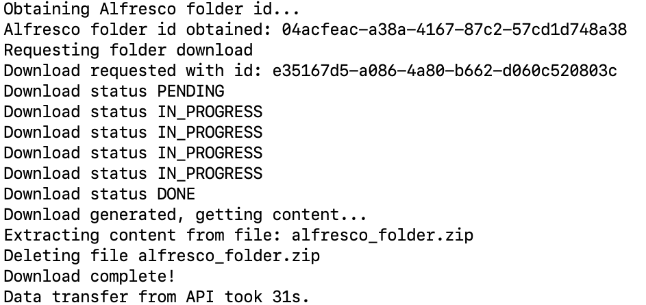 GitHub - cmartinezal/Download-folder-Alfresco: Download folders from Alfresco using CMIS and ...