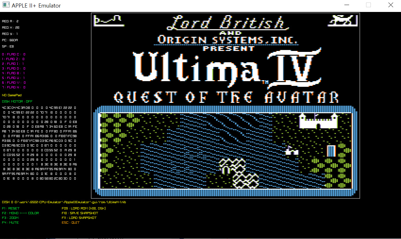 GitHub - codesafe/Apple-II-Emulator: Apple II+ Emulator