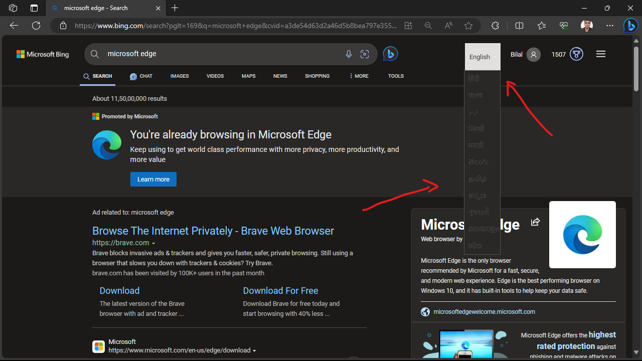 Dark Mode Language Selection Dropdown UI Bug · Issue #180 · MicrosoftEdge/DevTools · GitHub