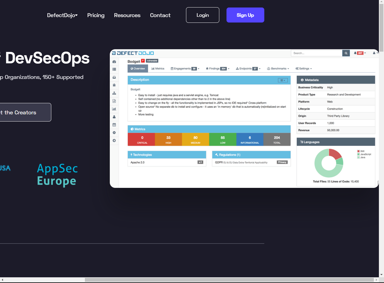 Body Overflow · Issue 8889 · Defectdojo Django Defectdojo · Github