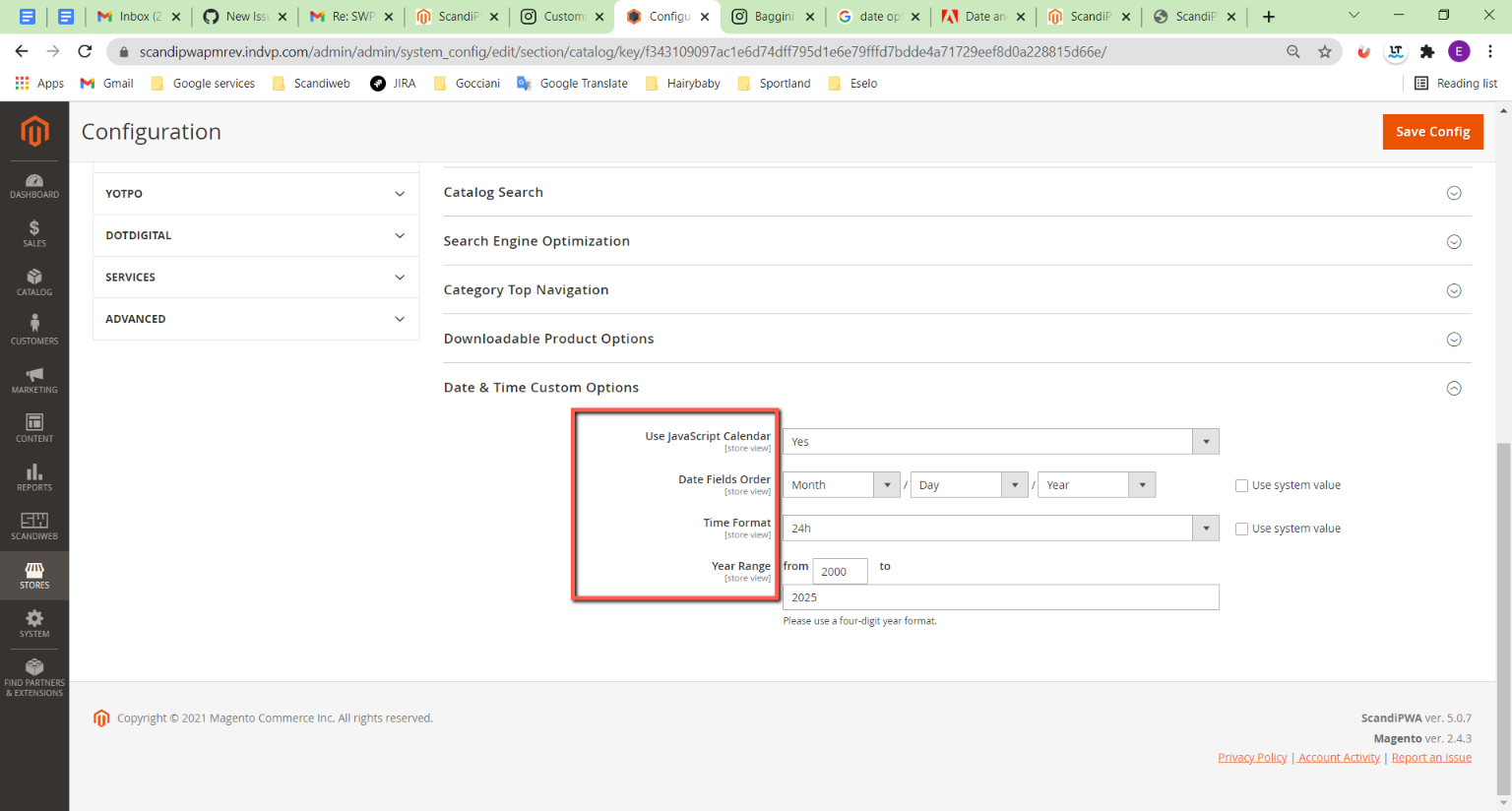 Add support for 'Use JavaScript Callendar' setting for Date & Time ...