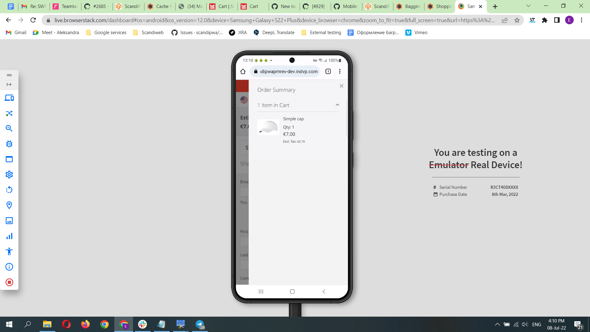 Mobile: Plus / minus button present in Summary on checkout · Issue #5013 · scandipwa/scandipwa ...