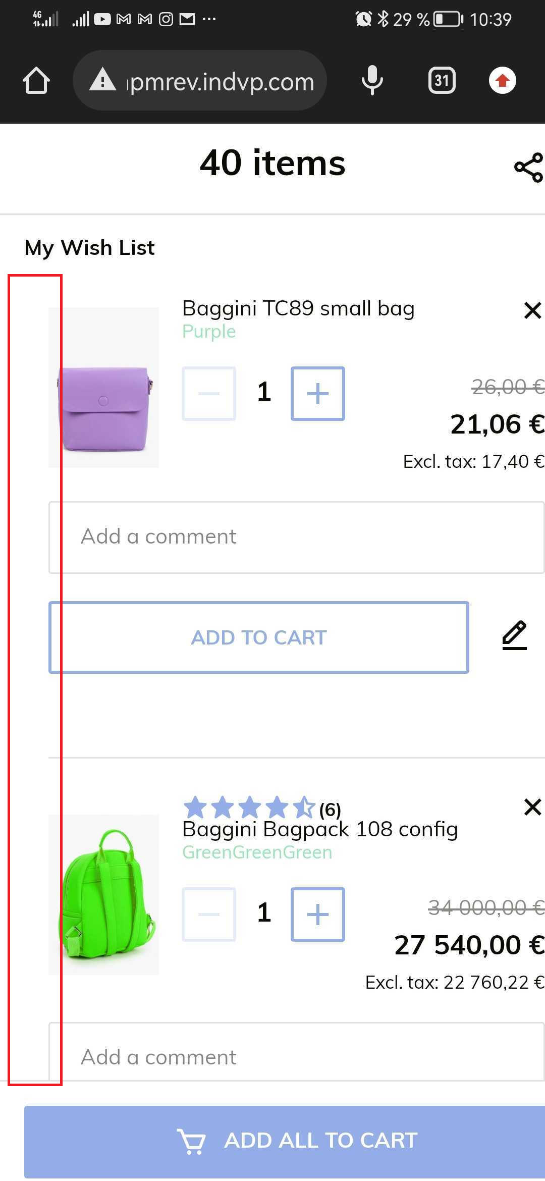Mobile Wishlist Layout Moved Right · Issue 5280 · Scandipwascandipwa · Github