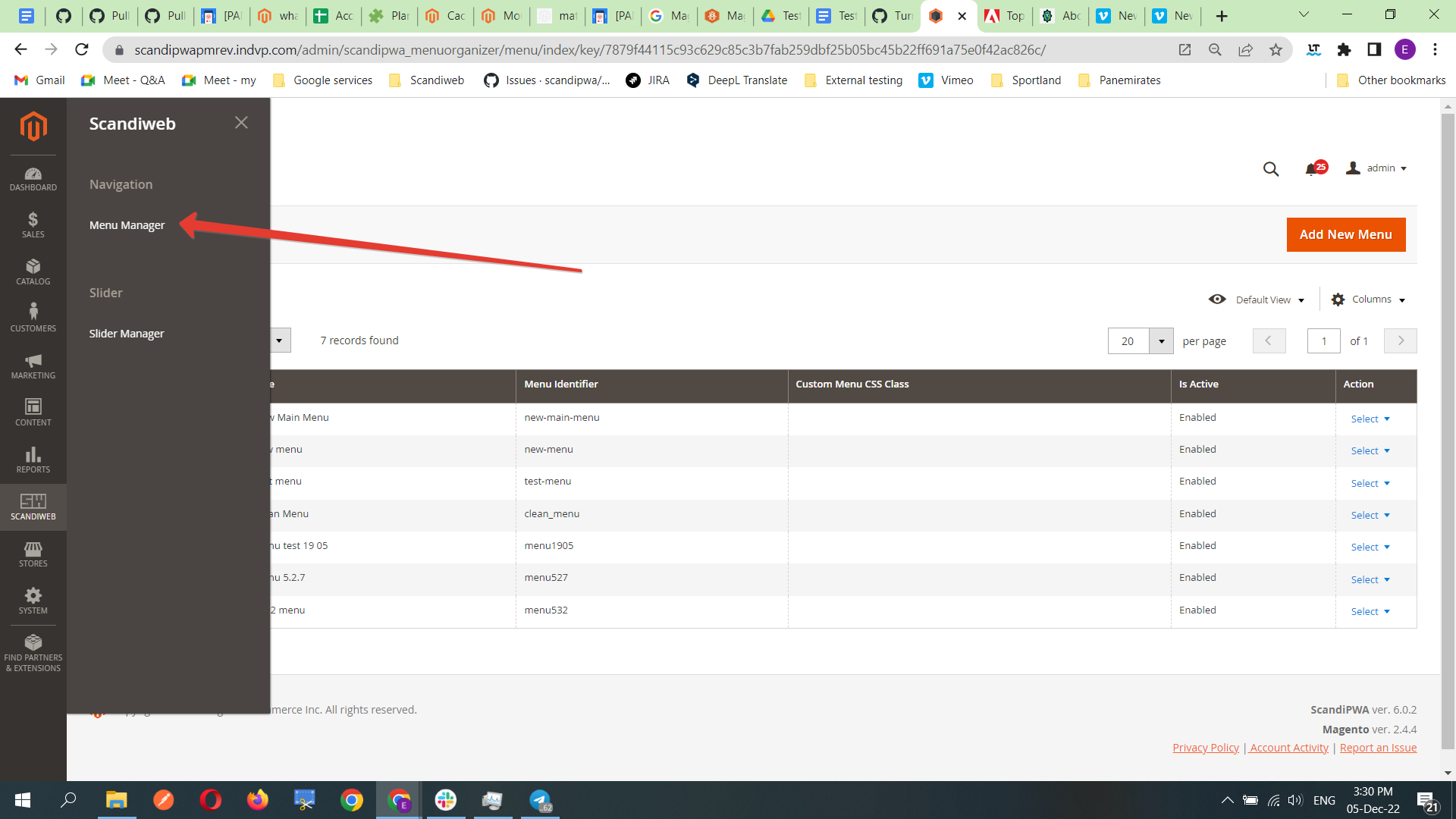 Turn the Menu Manager into an extension · Issue #3703 · scandipwa/scandipwa · GitHub