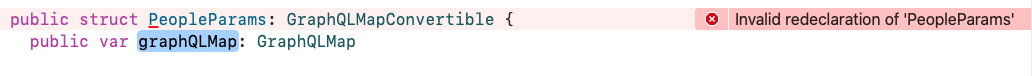 Invalid redeclaration · Issue #1797 · apollographql/apollo-ios · GitHub