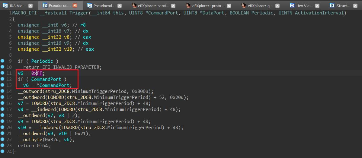 Wrong CommandPort value when triggering Communicate()-based SMIs · Issue #1115 · chipsec/chipsec ...