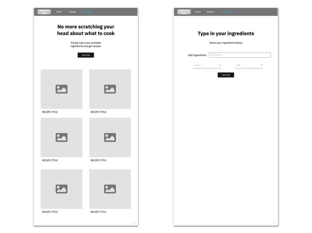 GitHub - ame-sng/fridgeToTable