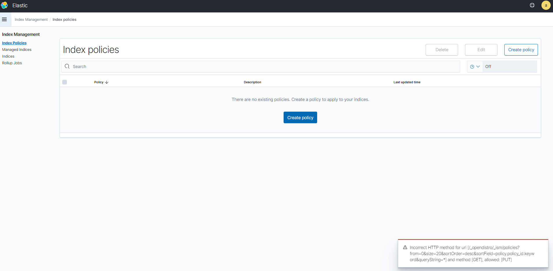 Wazuh-odfe:4.1.5 - Index Management multiple issue · Issue #490 · wazuh/wazuh-docker · GitHub
