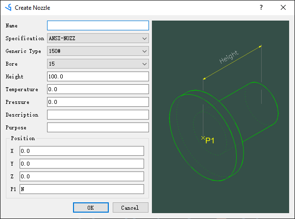 Fix position for Nozzle creation · Issue #54 · eryar/PipeCAD · GitHub