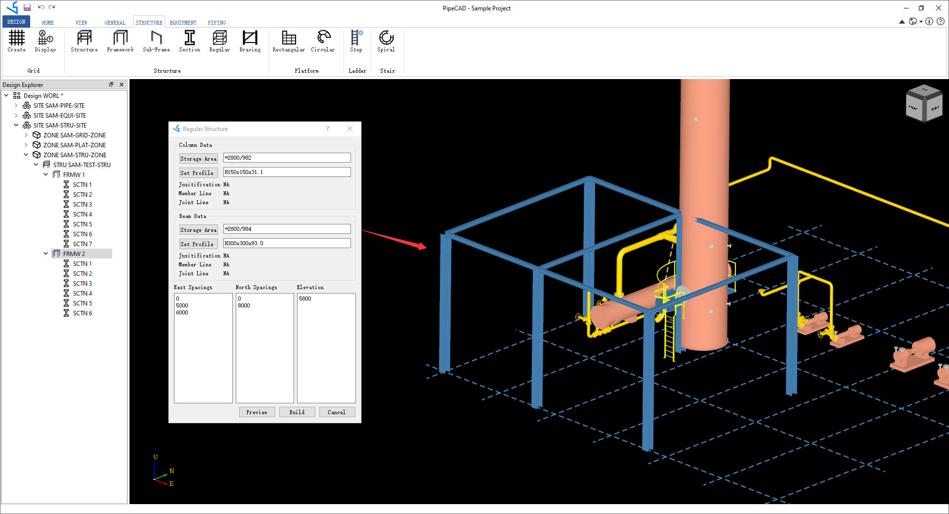 Regular structure modeling · Issue #55 · eryar/PipeCAD · GitHub