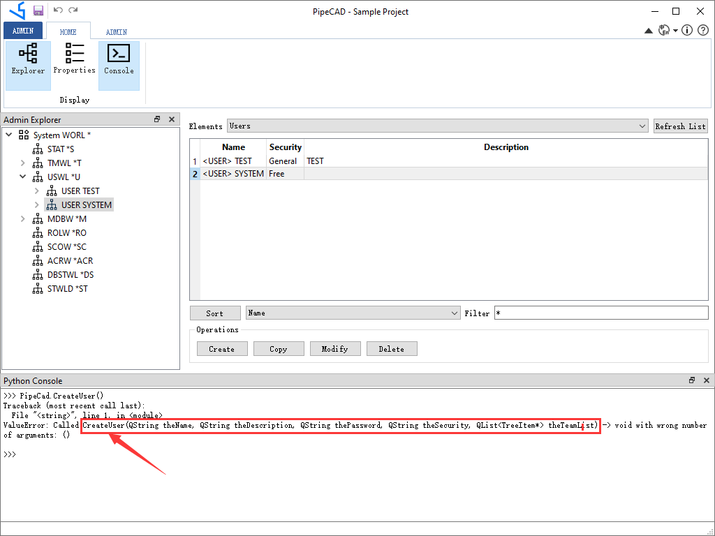 Update PipeCad.CreateUser() function · Issue #66 · eryar/PipeCAD · GitHub
