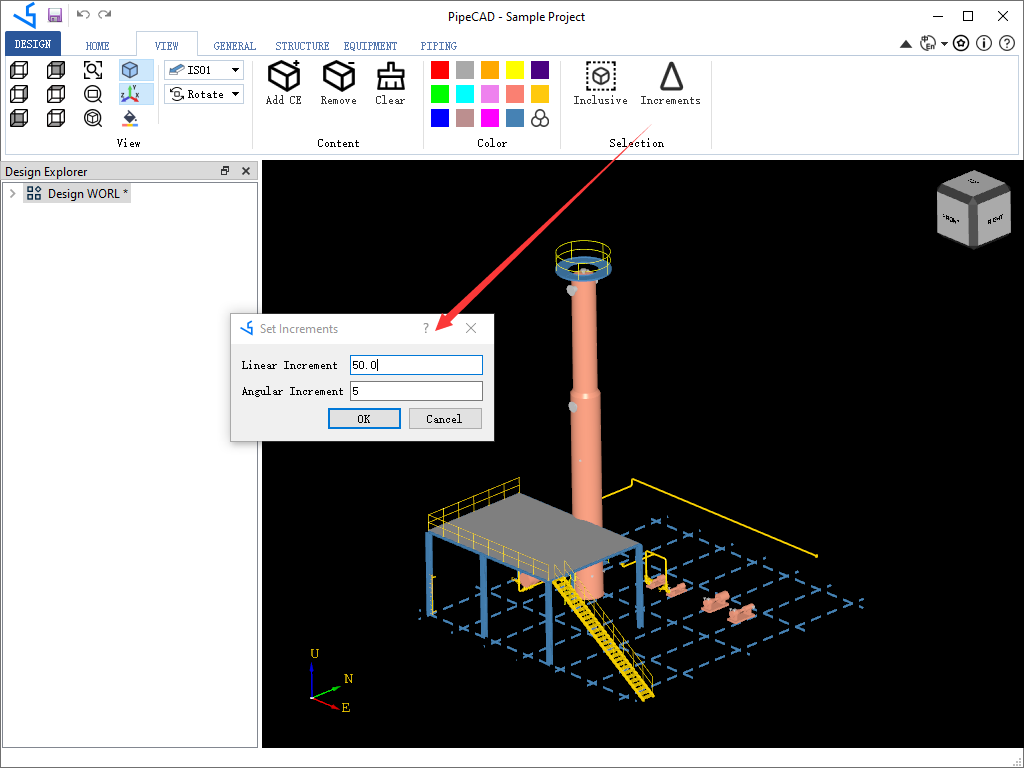 Set increments for Model Editor · Issue #82 · eryar/PipeCAD · GitHub