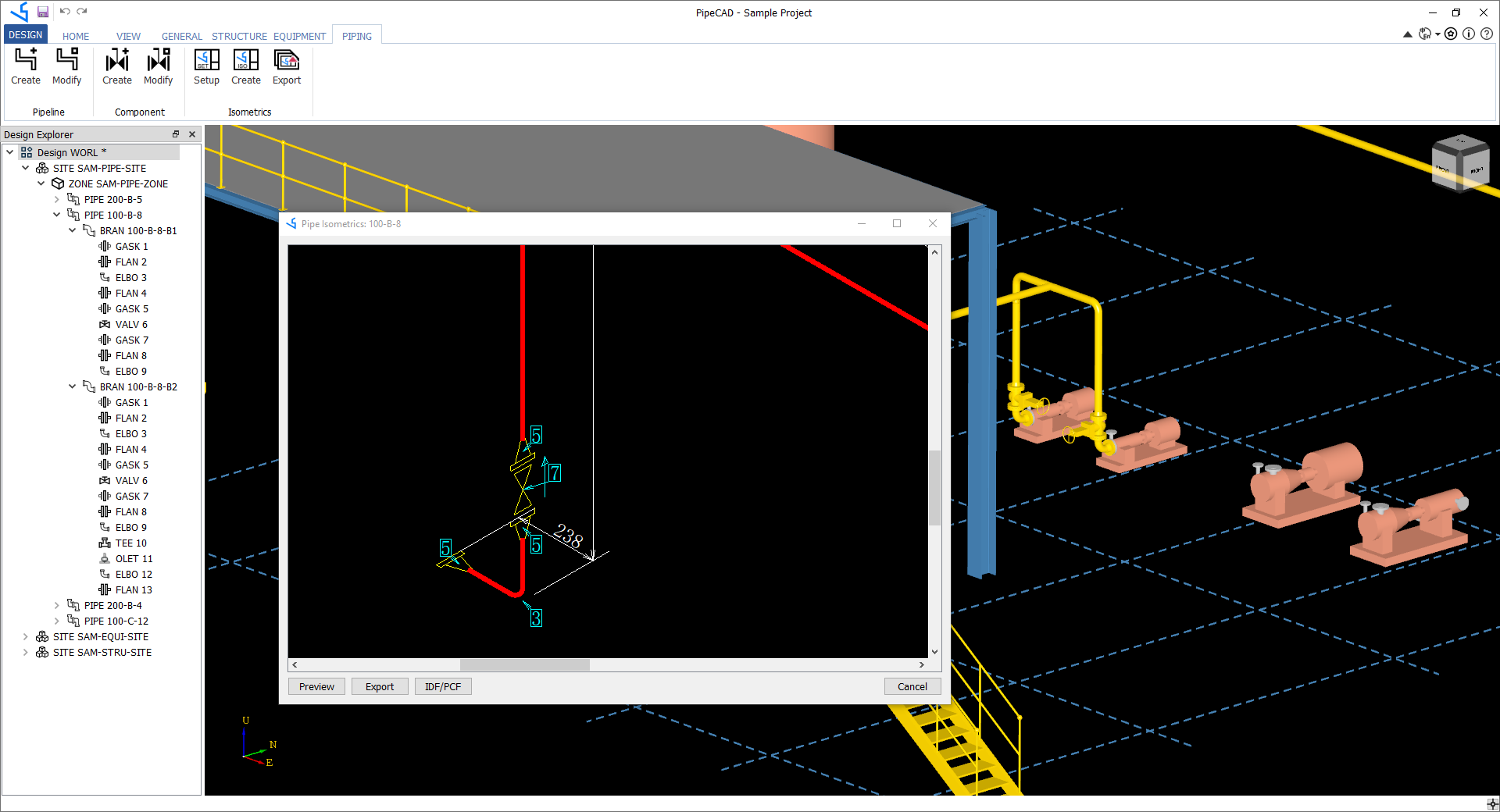 Piping Isometrics Options: Flow Arrow Control · Issue #106 · eryar ...