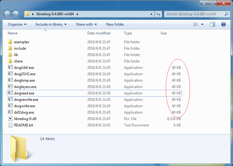 The pre-release for windows cannot run · Issue #15 · LibreDWG/libredwg ...