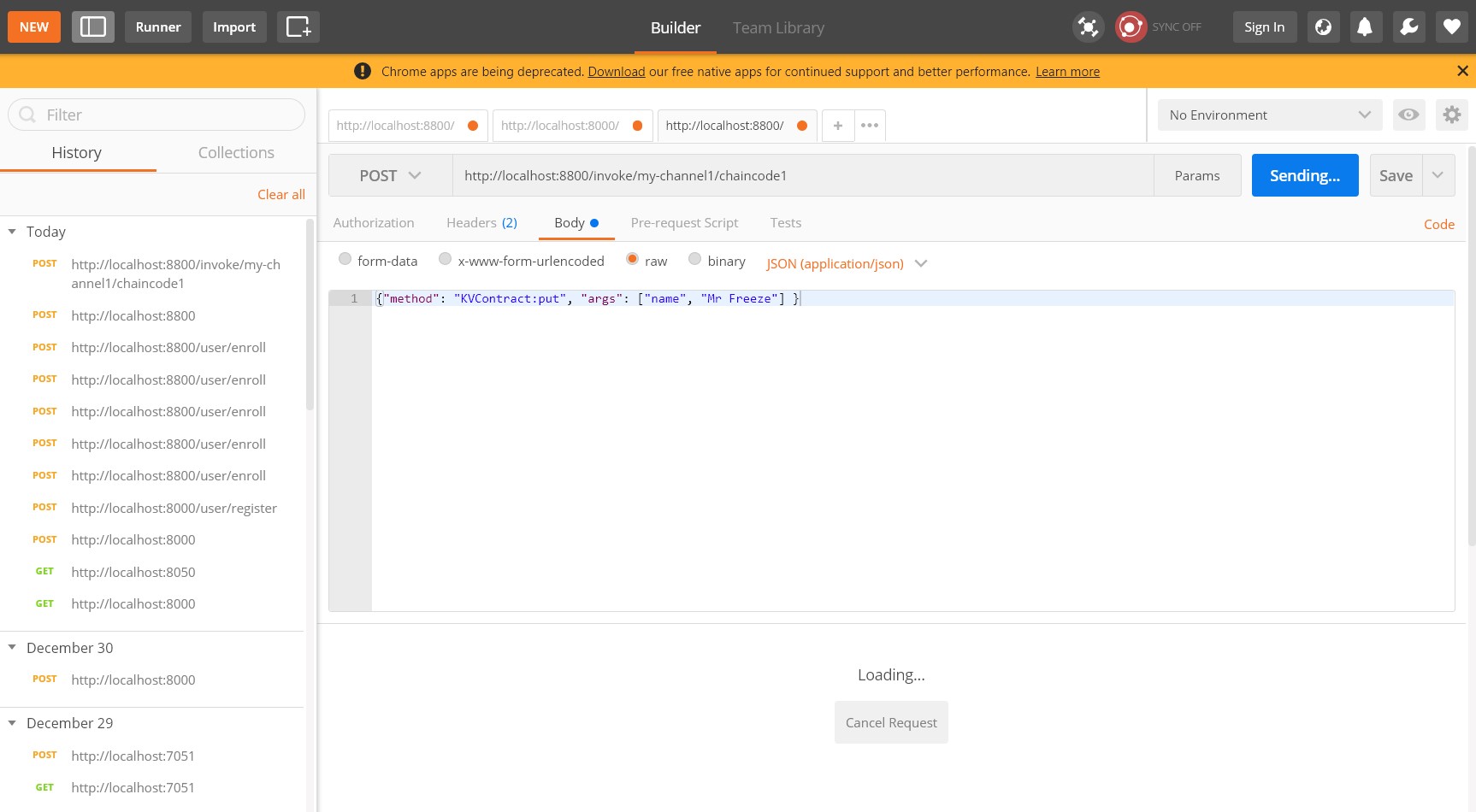 Invoke and Query Api Endpoint · Issue #35 · fablo-io/fablo-rest · GitHub
