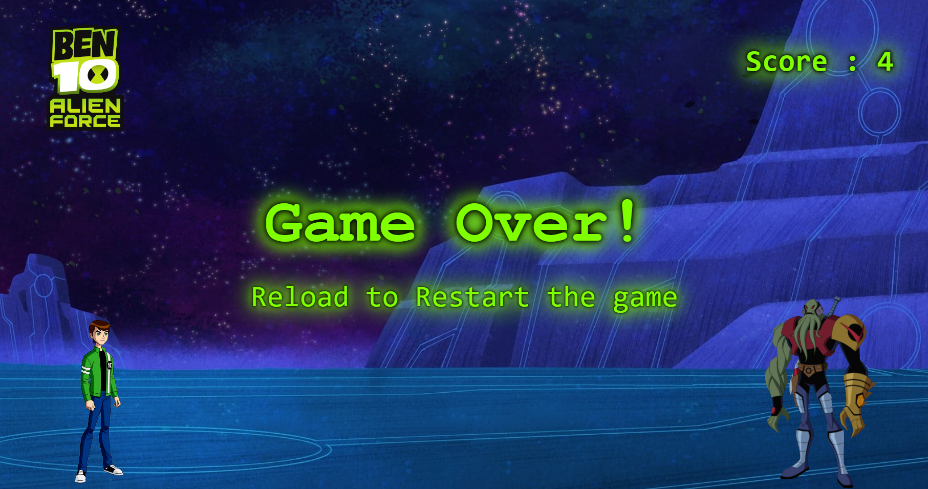 GitHub - shalinimada/Ben10_obstacle_game: This is an Obstacle game based on Ben10 Alien force, a ...