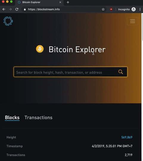 Empty search results page does not update browser address bar · Issue #64 · Blockstream/esplora ...