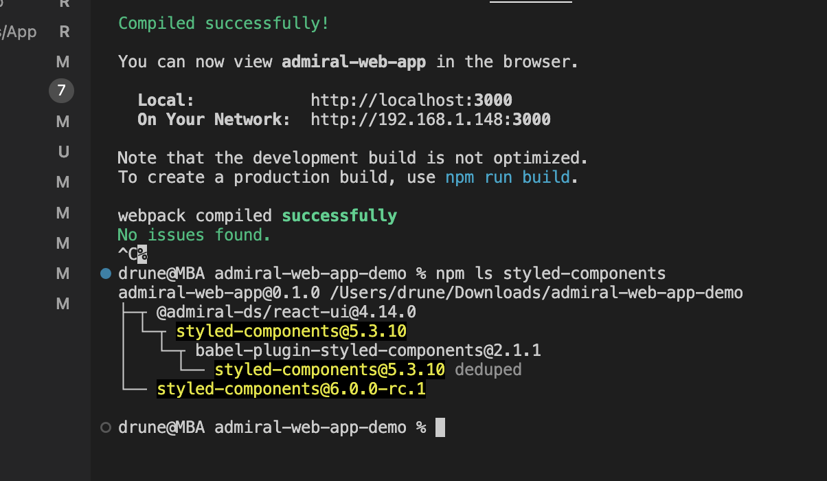 Error on use styled-components 6.0.0-rc.1 · Issue #897 · AdmiralDS/react-ui · GitHub