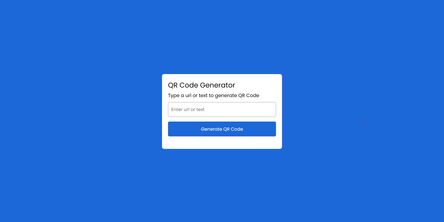 Github Sandhyarakhundeqr Code Generator