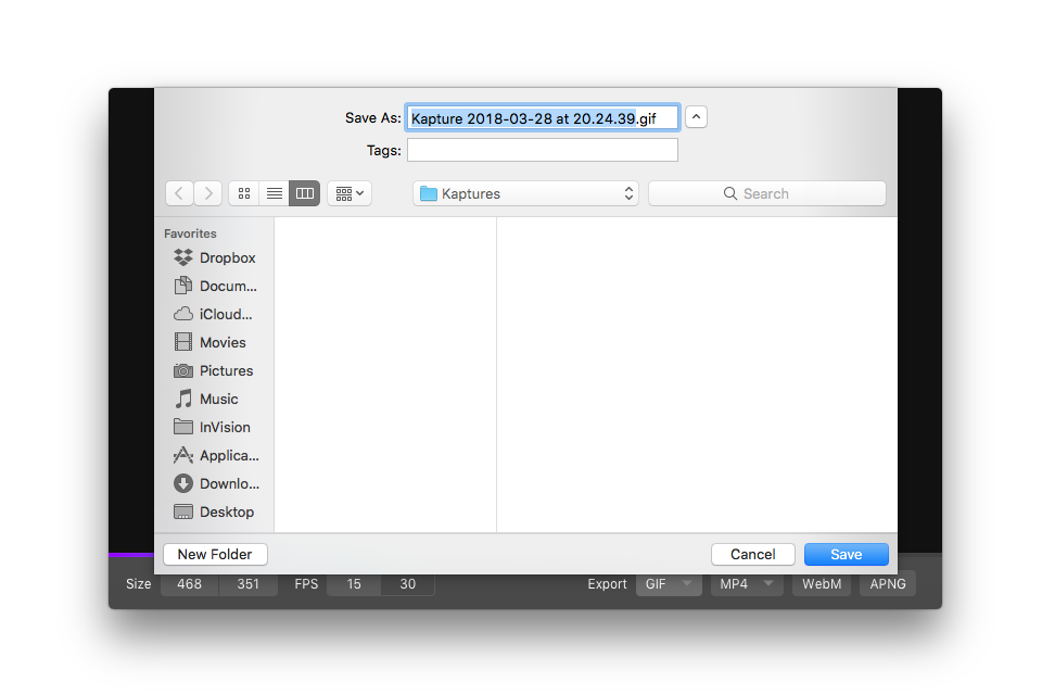 File browser prompt expand/collapse not working · Issue #368 · wulkano/Kap · GitHub