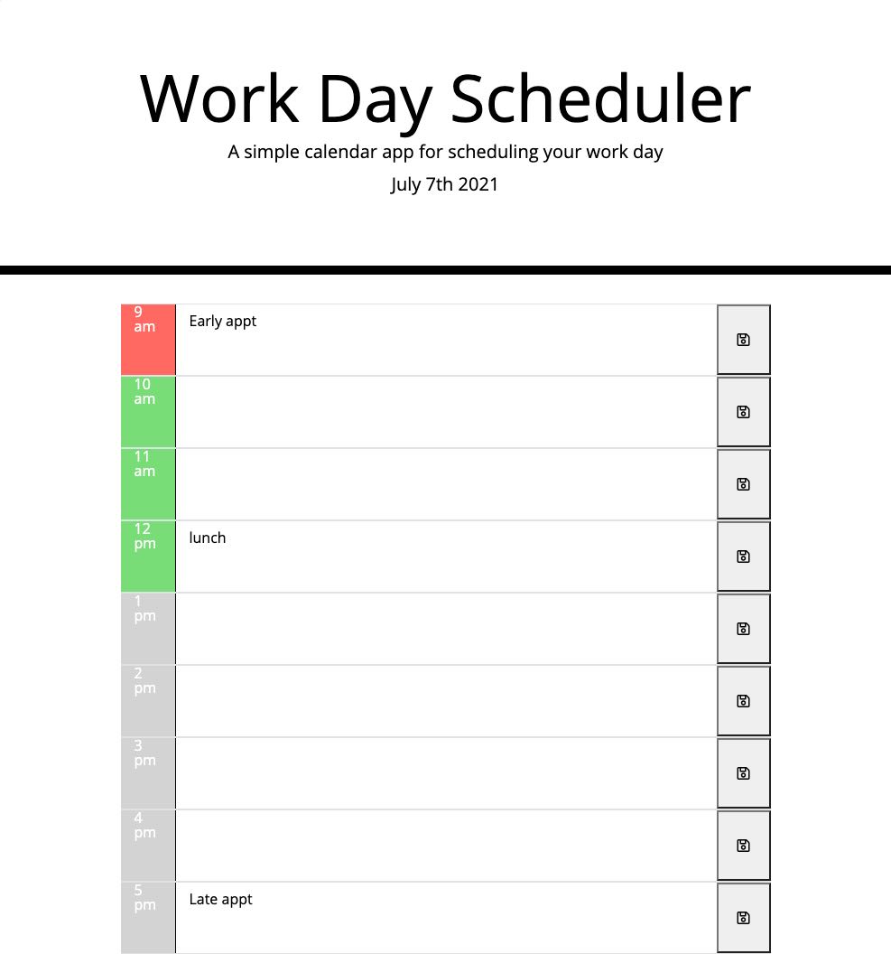 GitHub - jb150524/WorkDayScheduler: Work Day Scheduler Project