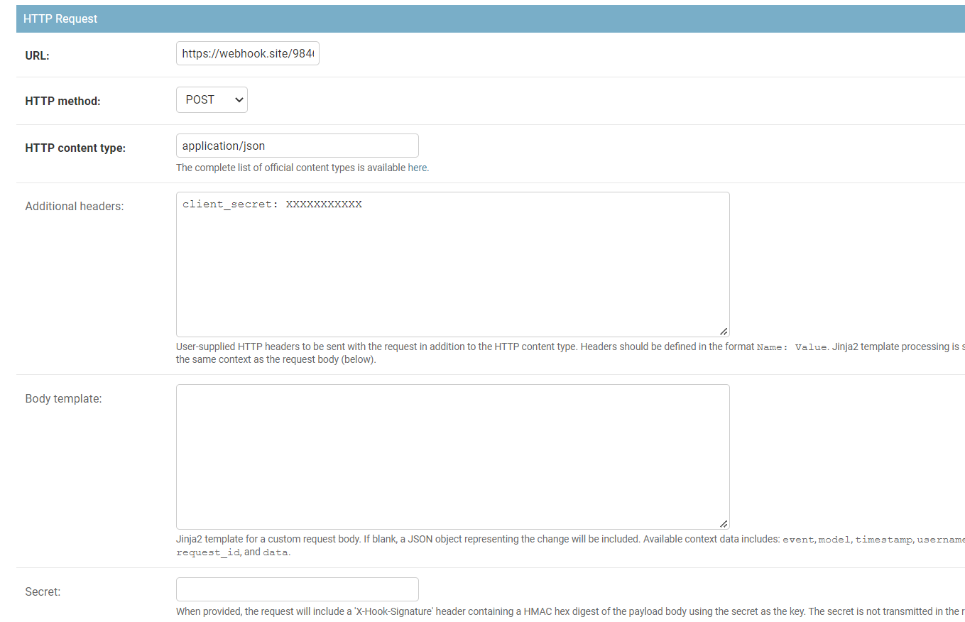 Custom Header For Webhooks Not Working · Netbox Community Netbox · Discussion 9355 · Github