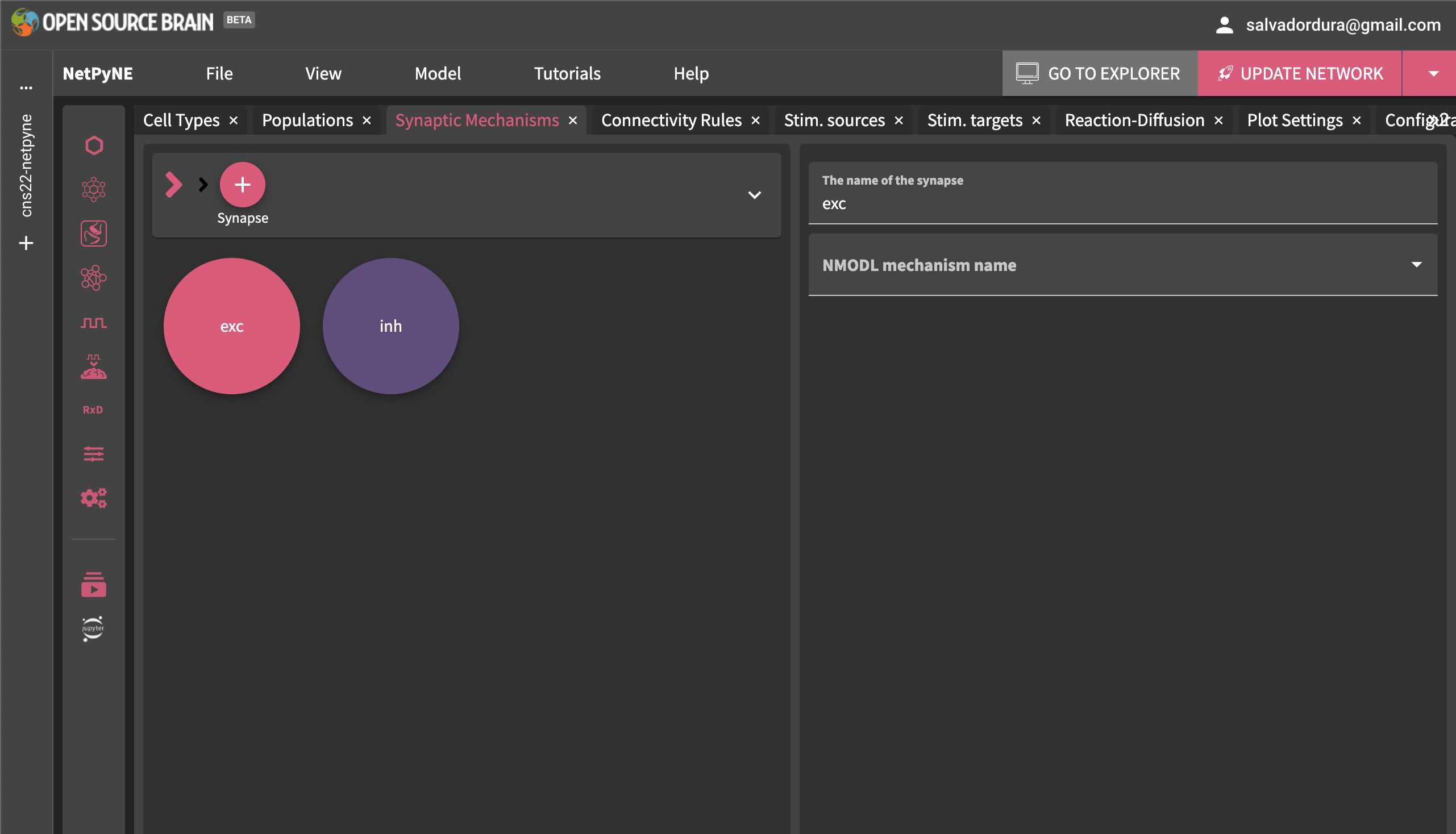 SynMechParams don't show up sometimes (see CNS22 video) · Issue #573 · MetaCell/NetPyNE-UI · GitHub