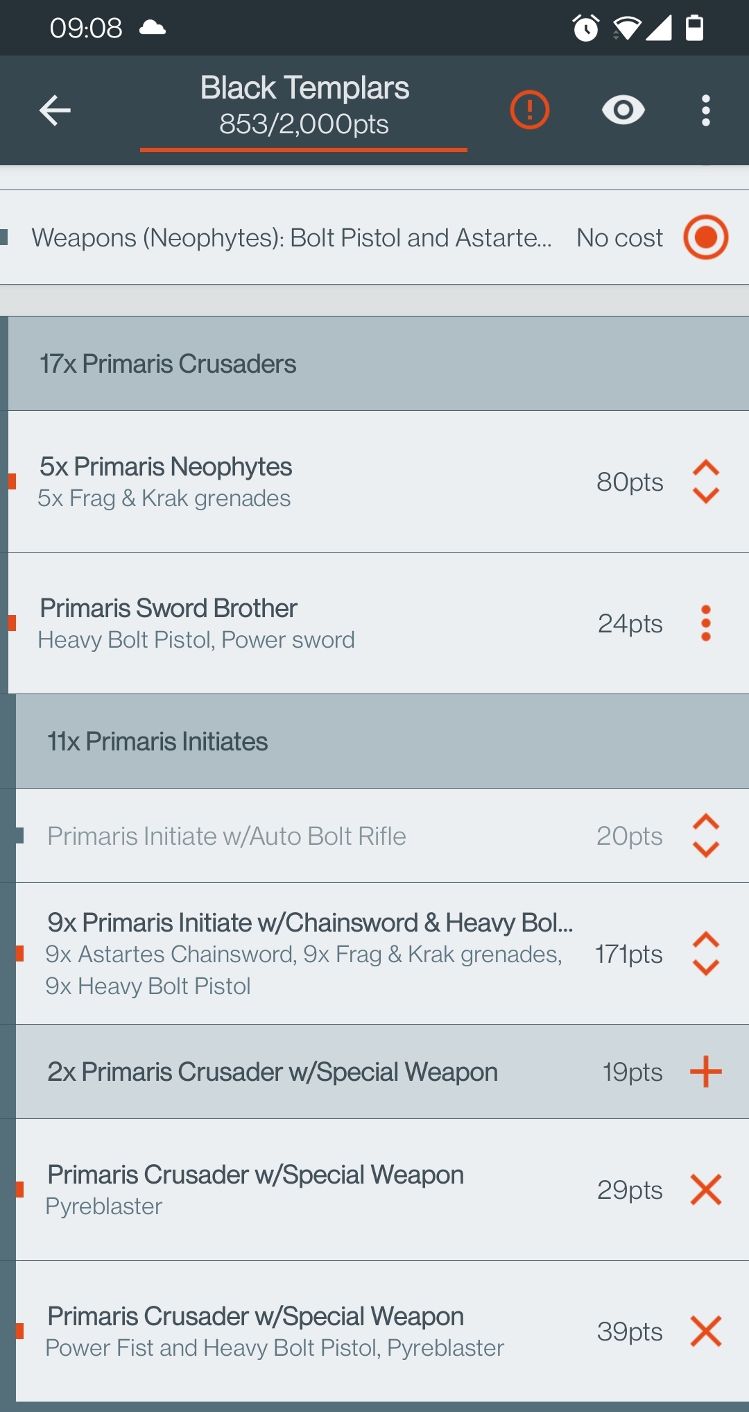 Black Templars v1 - Primaris Crusader squads weapon options · Issue #10562 · BSData/wh40k-9e ...