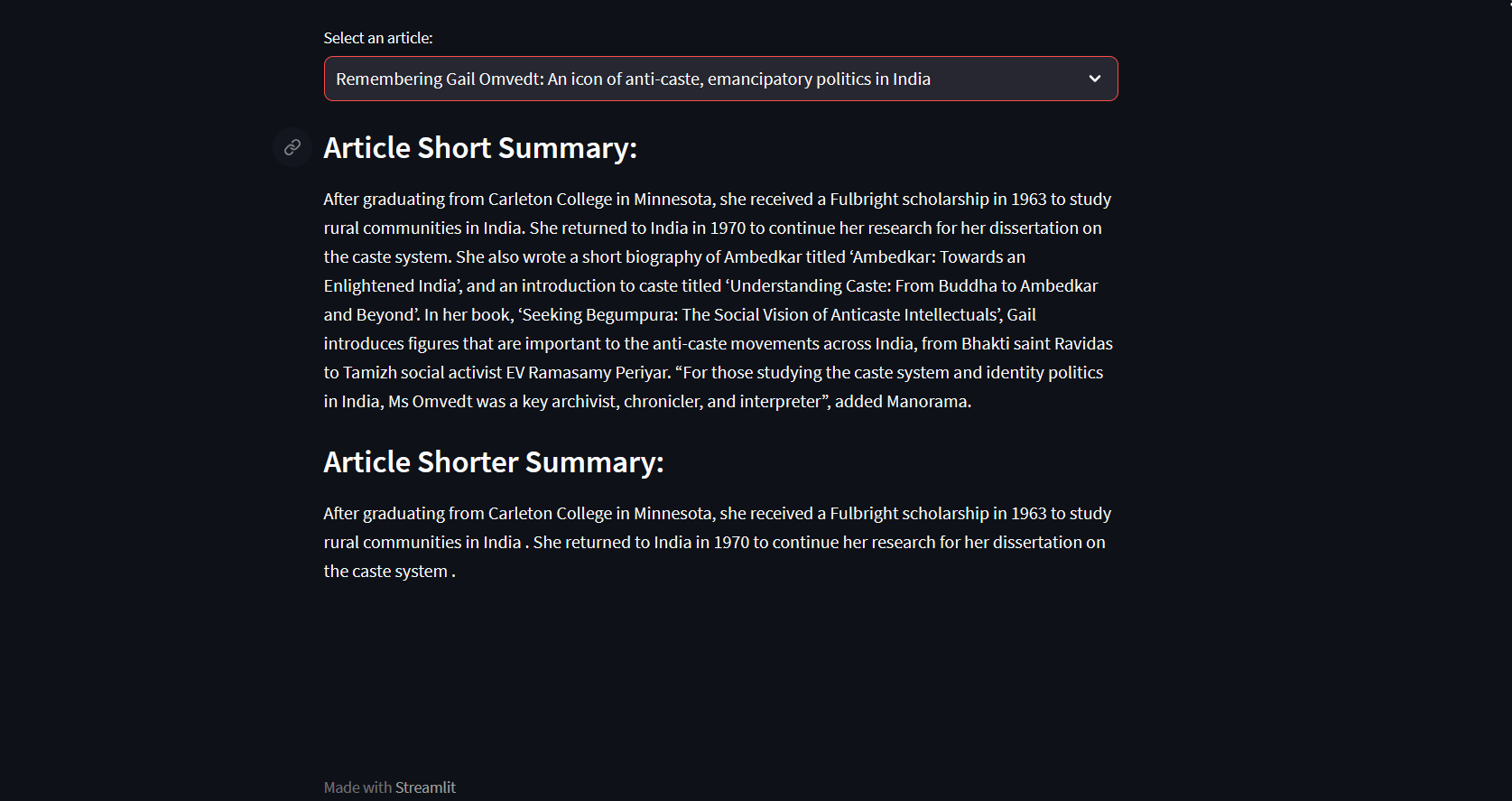 GitHub - saahil1801/NewsSummarizerSearcher: News Search & Summarizer Tool - Your Daily Newspaper