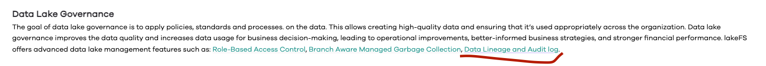 Docs: A few minor mistakes / typos / wrong links · Issue #5553 · treeverse/lakeFS · GitHub