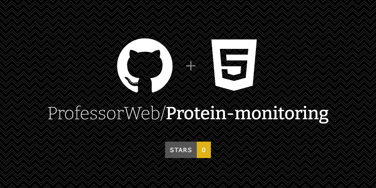 GitHub - daniel-barda/Protein-monitoring: Keep track of your daily ...