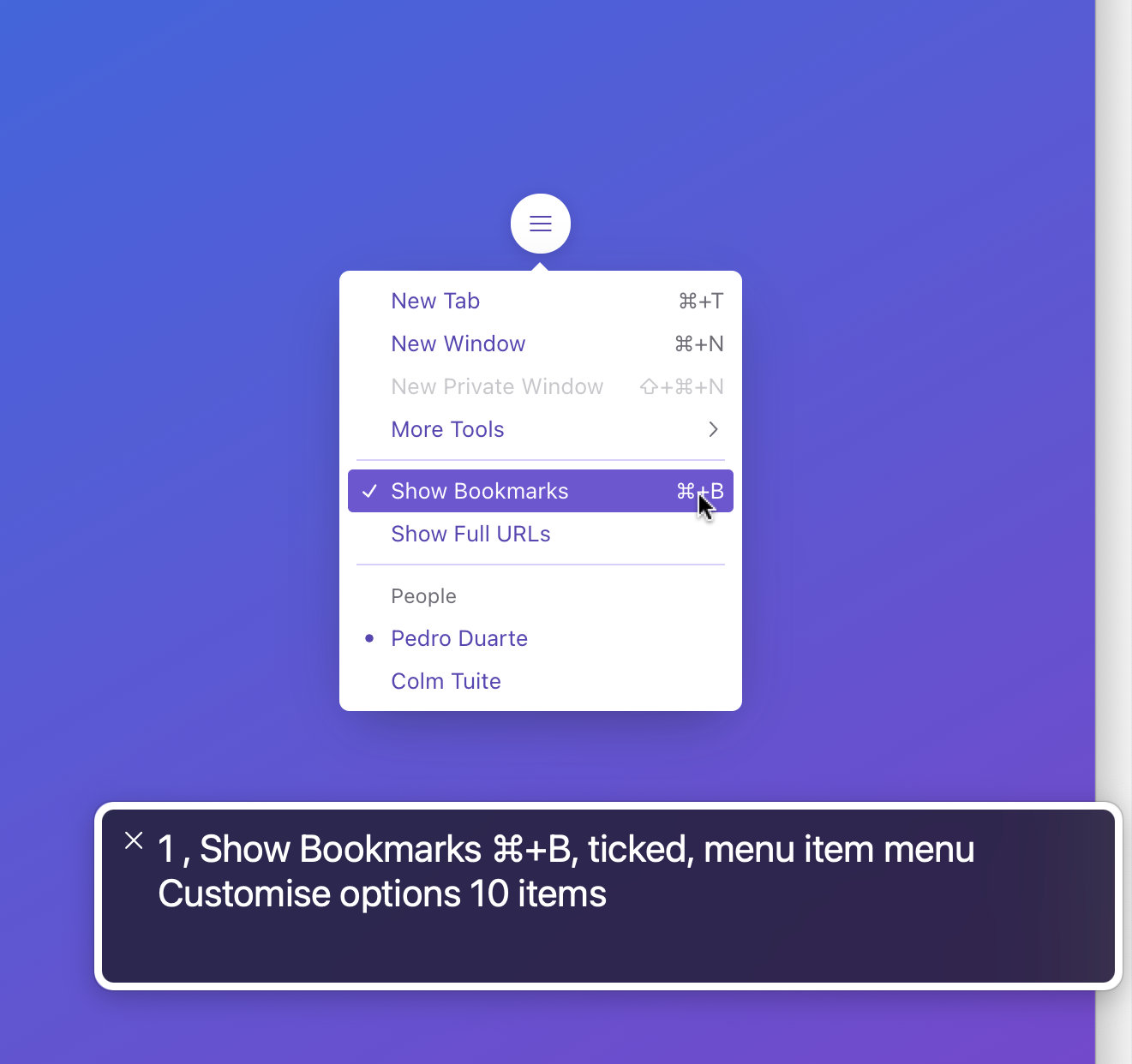 VoiceOver prepends "1" to every checked menu item · Issue #889 · radix ...