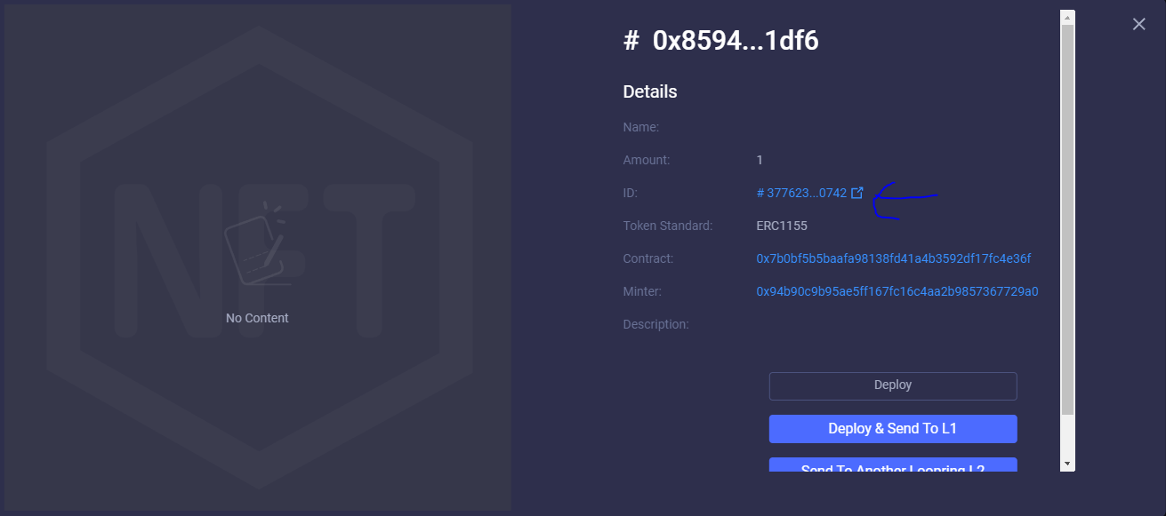 Linking wrong NFTID loopring.io->Explorer · Issue #523 · Loopring/loopring-web-v2 · GitHub