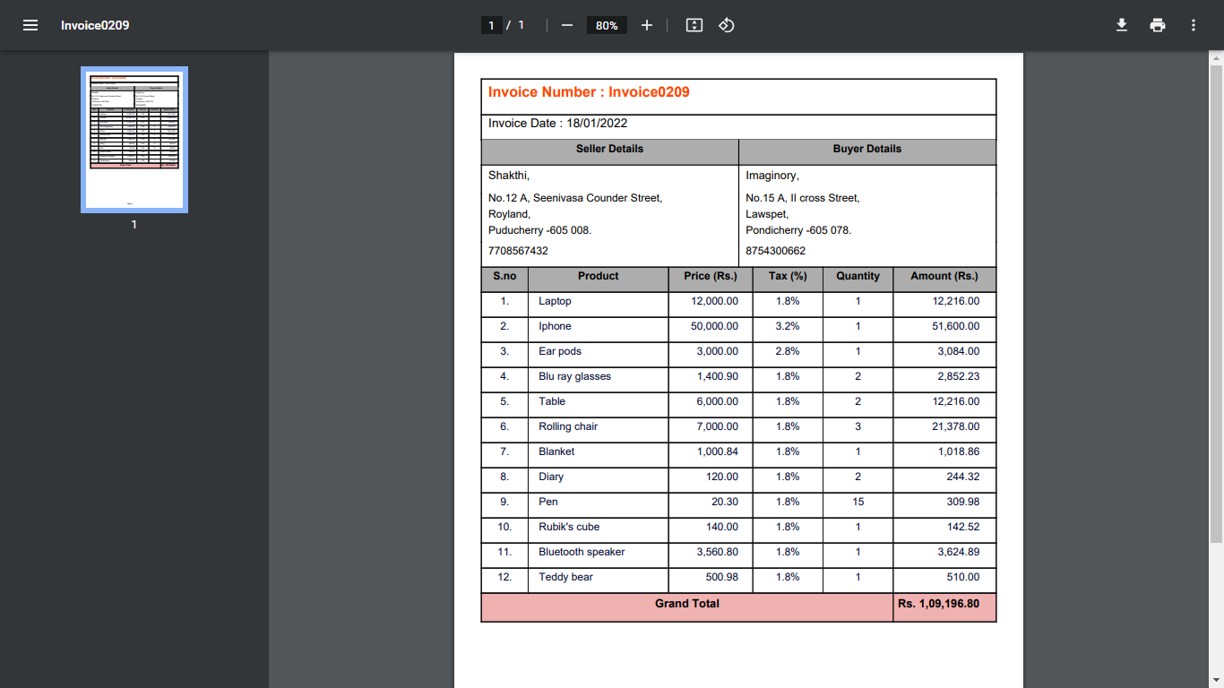Github Shakthi 2406provisional Invoice Generator This Web App Is For Generating Invoices And 