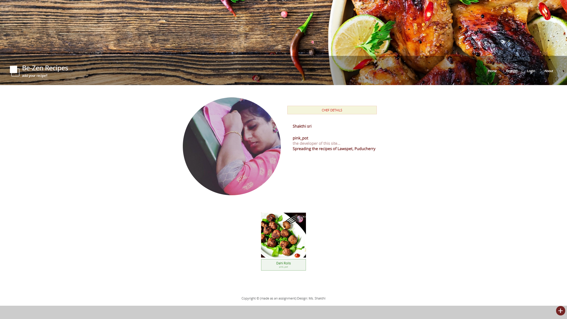 GitHub - Shakthi-2406/beZen-recipes